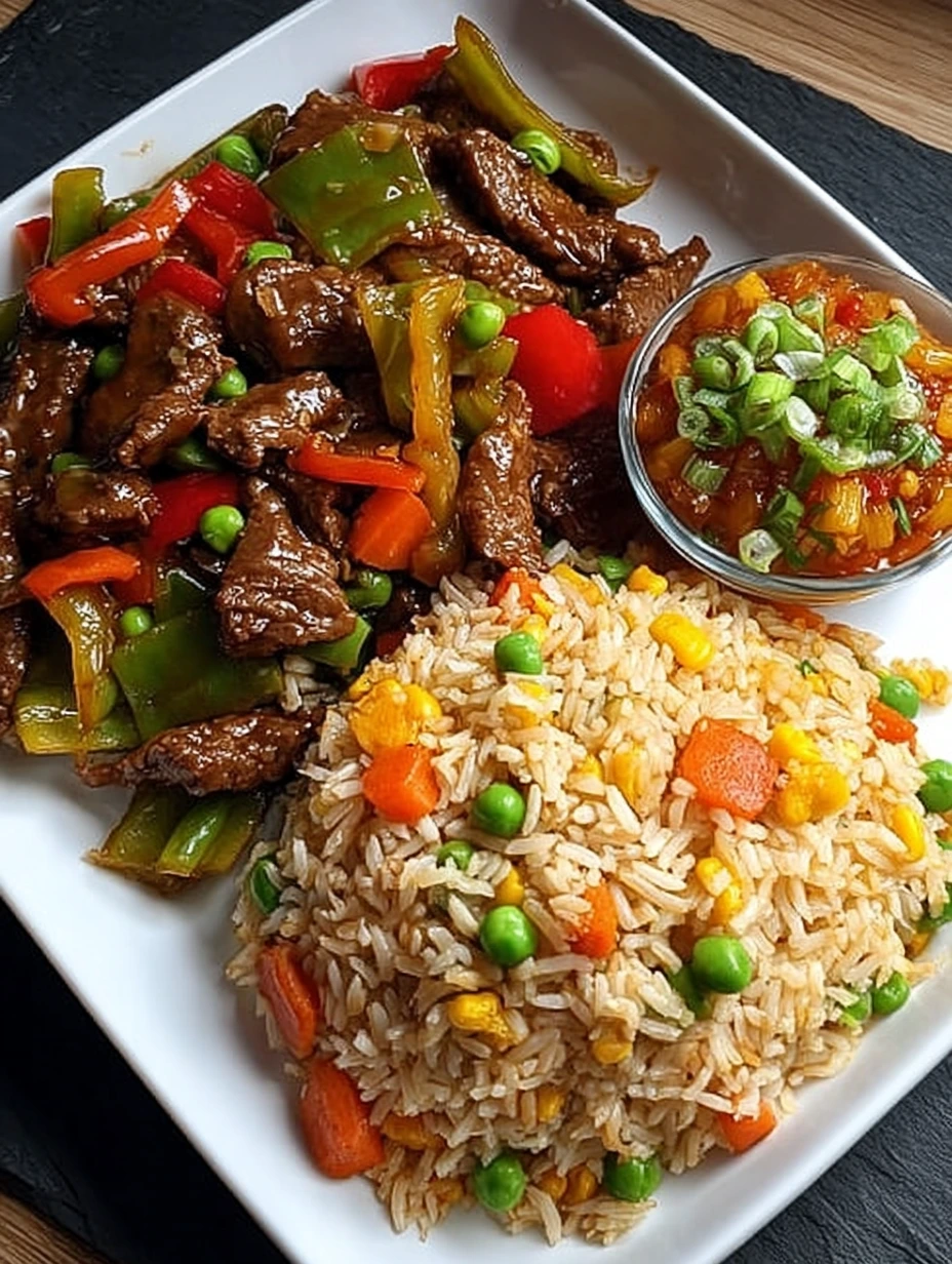 Beef Stir-Fry with Vegetable Fried Rice - verjrecipes
