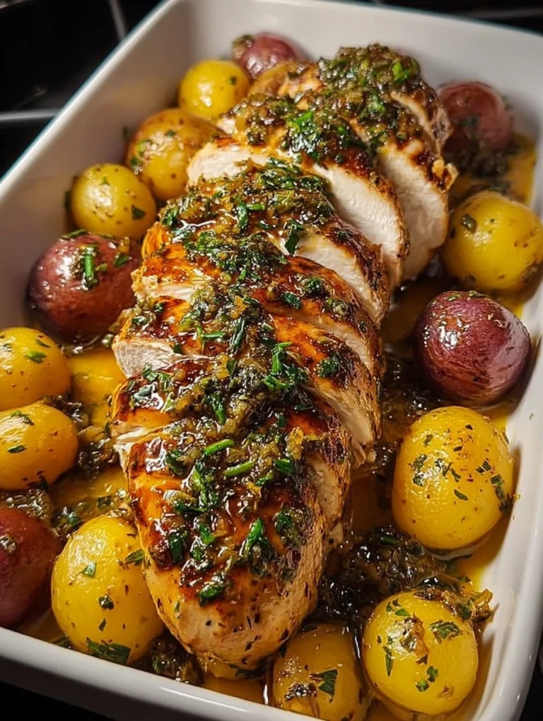 Crispy Chicken Smothered in Creamy Garlic Herb Goodness - verjrecipes